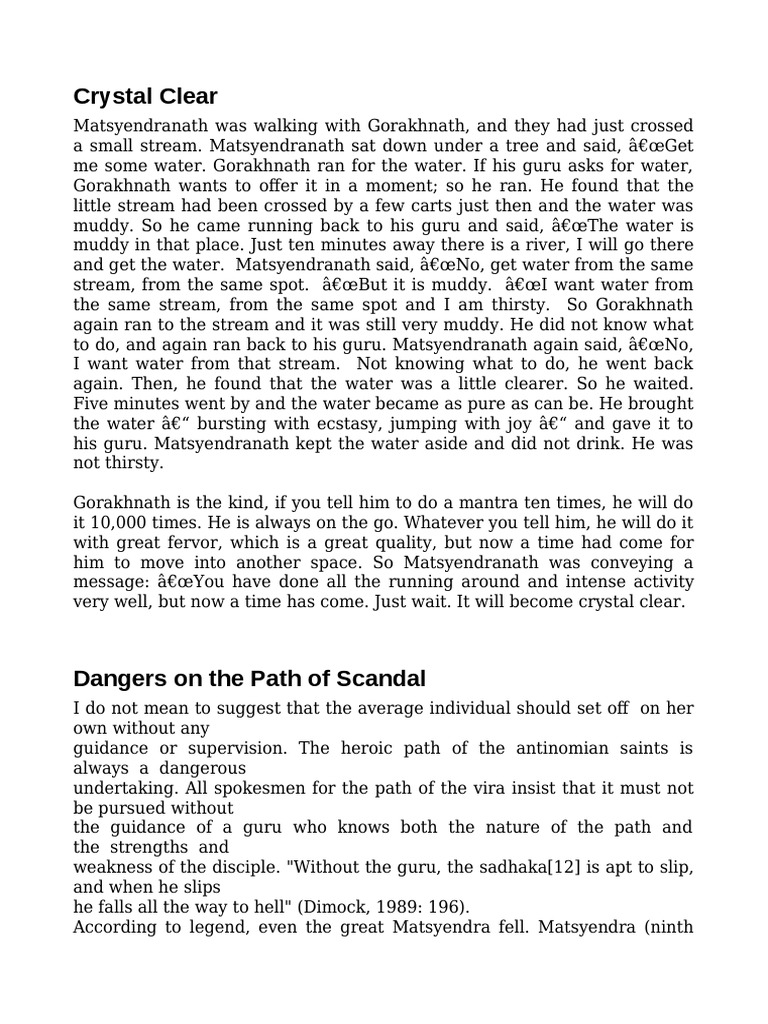 Matsyendranath Stories | PDF | Indian Religions | Religious Belief And ...