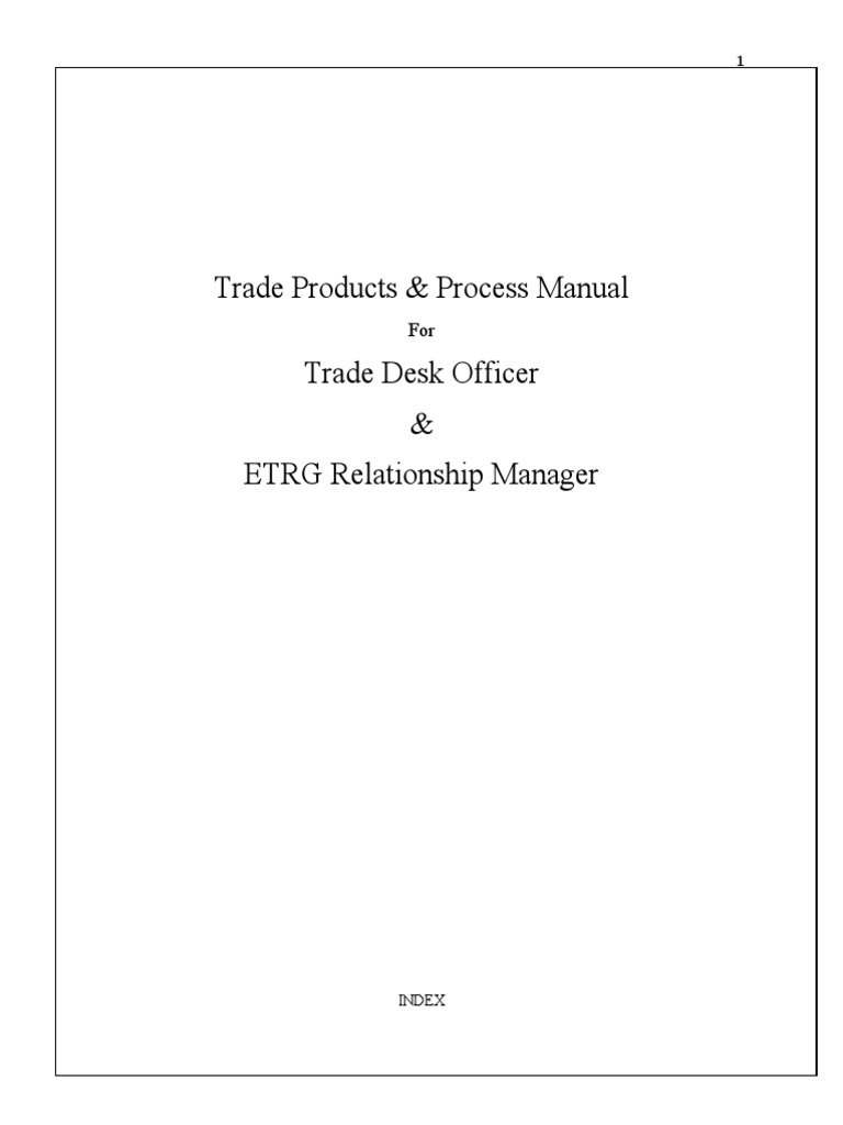 Trade Manual | Download Free PDF | Economies | Trade