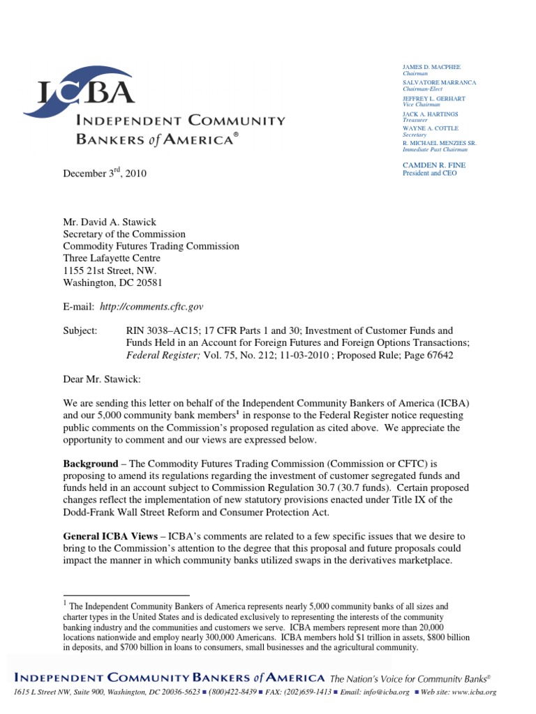 Mark Scanlan | PDF | Swap (Finance) | Commodity Futures Trading Commission