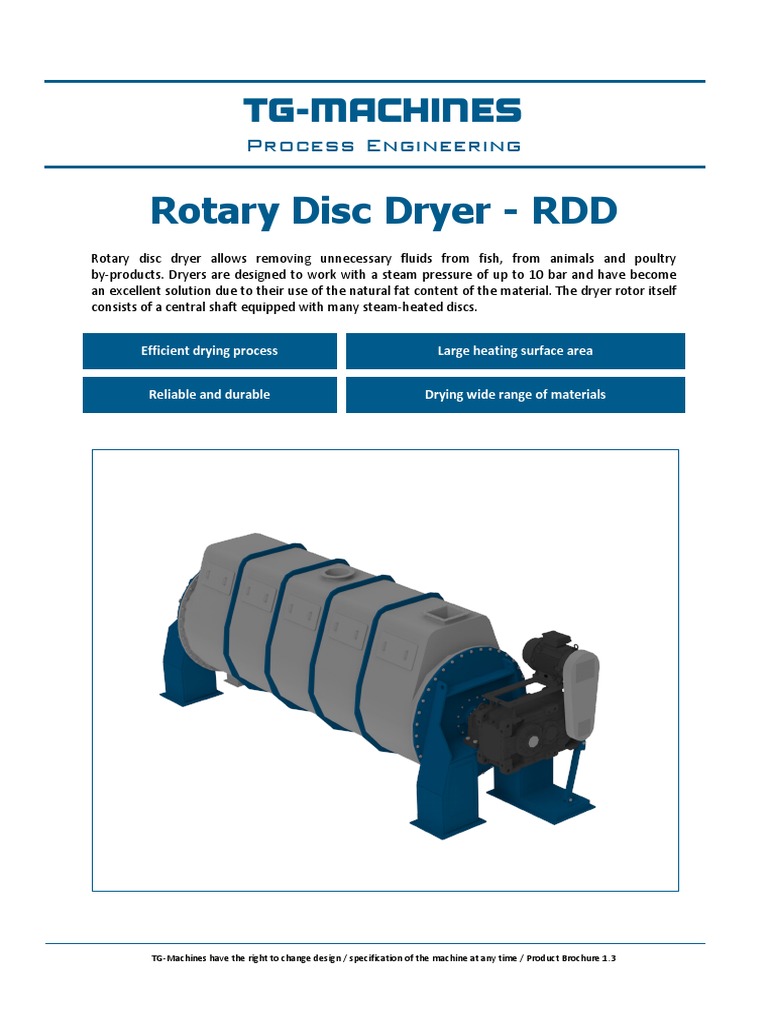 Rendering Rotary Disc Dryer Ver. 1.3 | PDF | Clothes Dryer | Mechanical ...