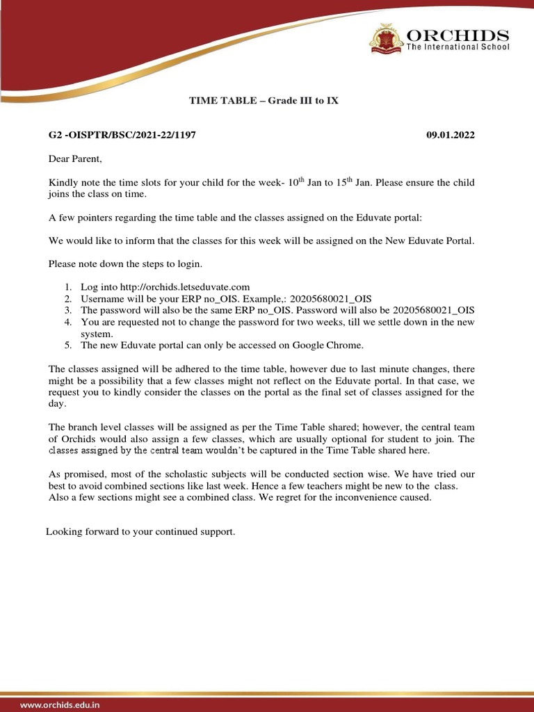 2022-01-09 17 - 25 - 12.011155 - Time Table Grade 3 To Grade 9 | PDF ...