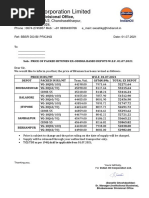 HPCL Price List Latest - 040523 - Bitumen | PDF