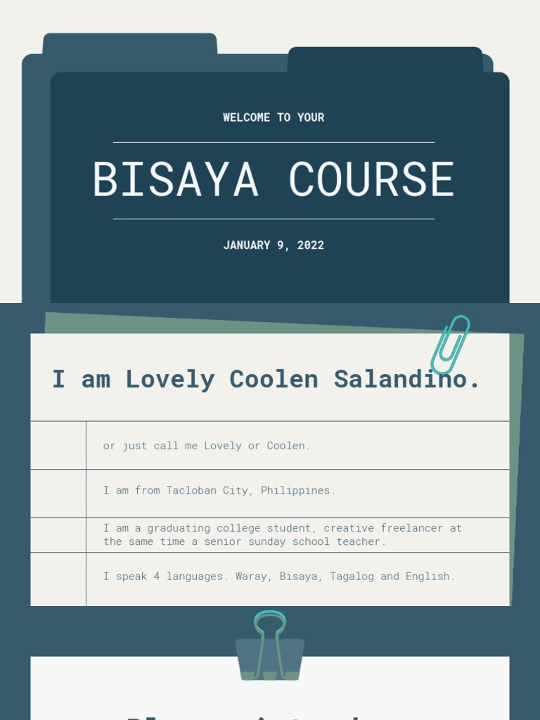 Bisaya Class #1 | PDF | Languages Of Southeast Asia | Languages