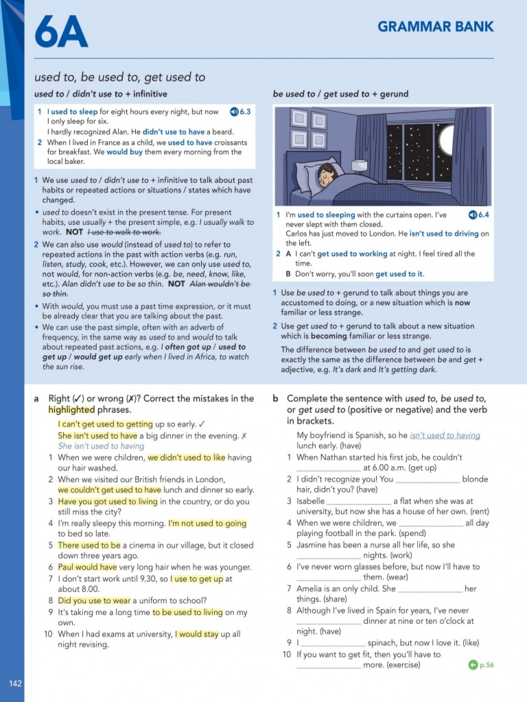 UNIT 6 Grammar Bank SB | PDF