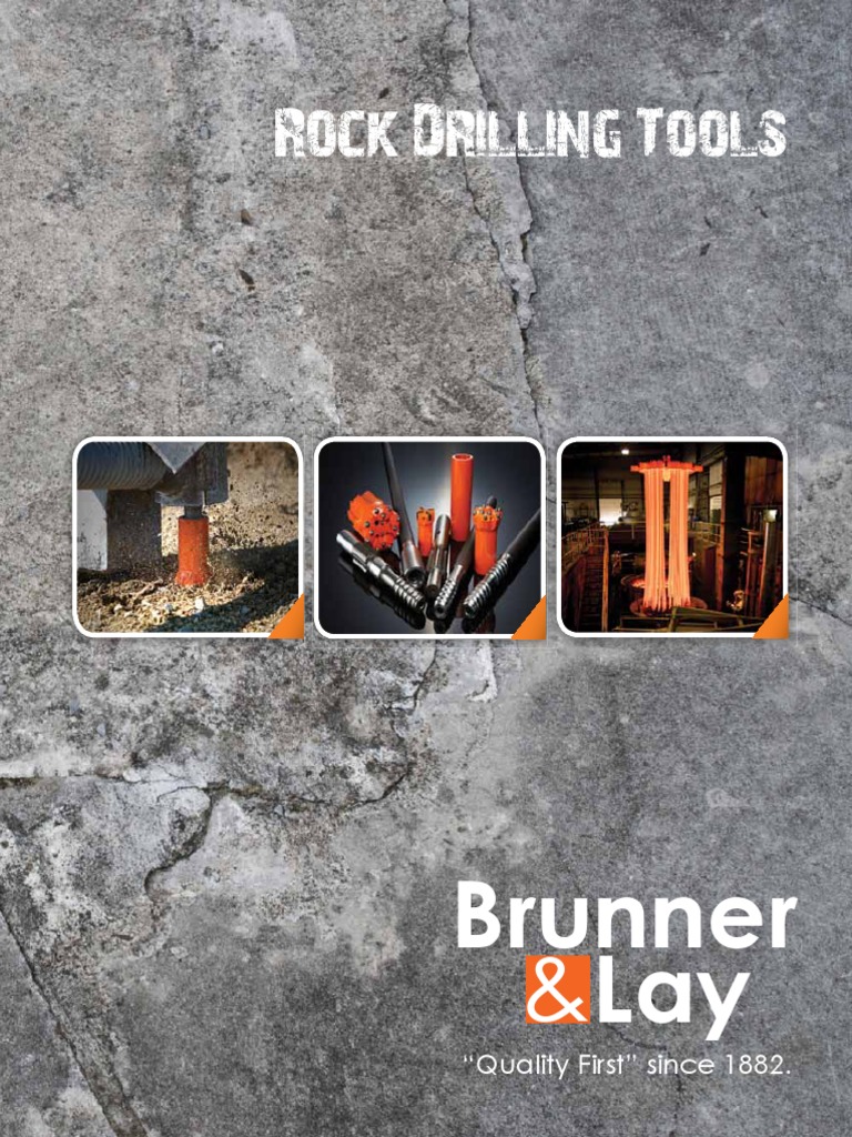 Brunner & Lay Rock Drilling Tools Overview | PDF | Drill | Drilling