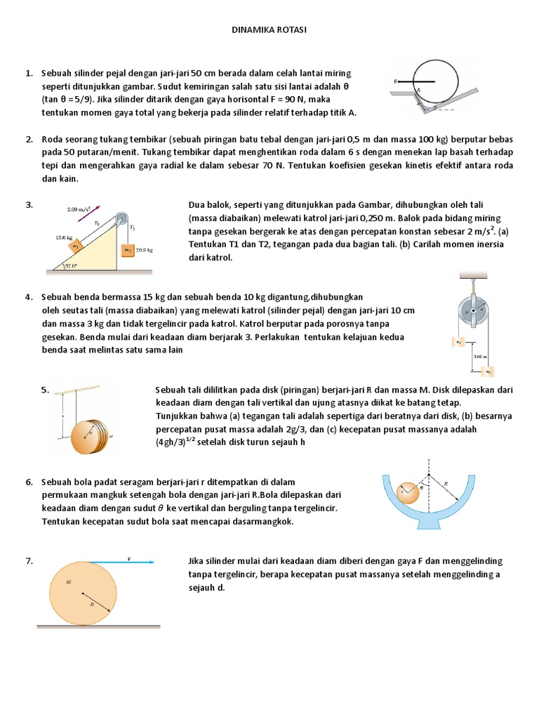 Dinamika Rotasi | PDF