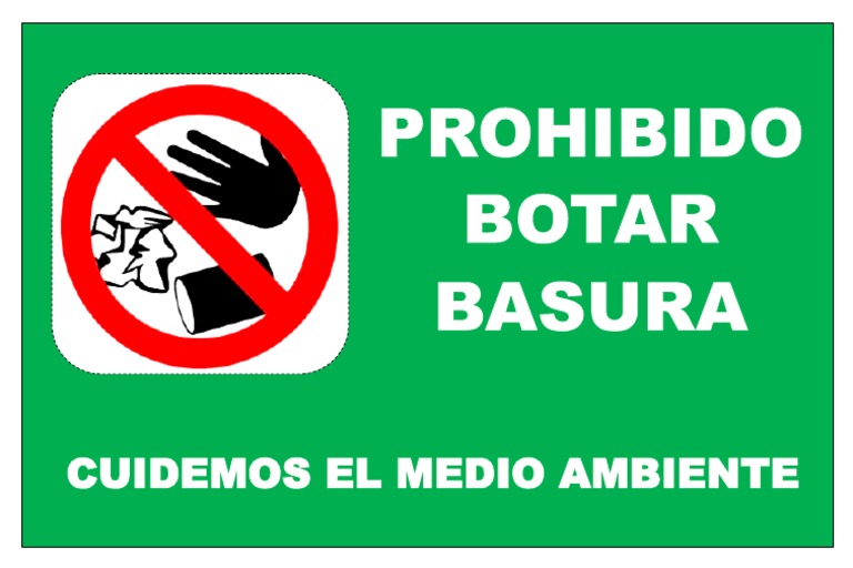 No Botar Basura | PDF