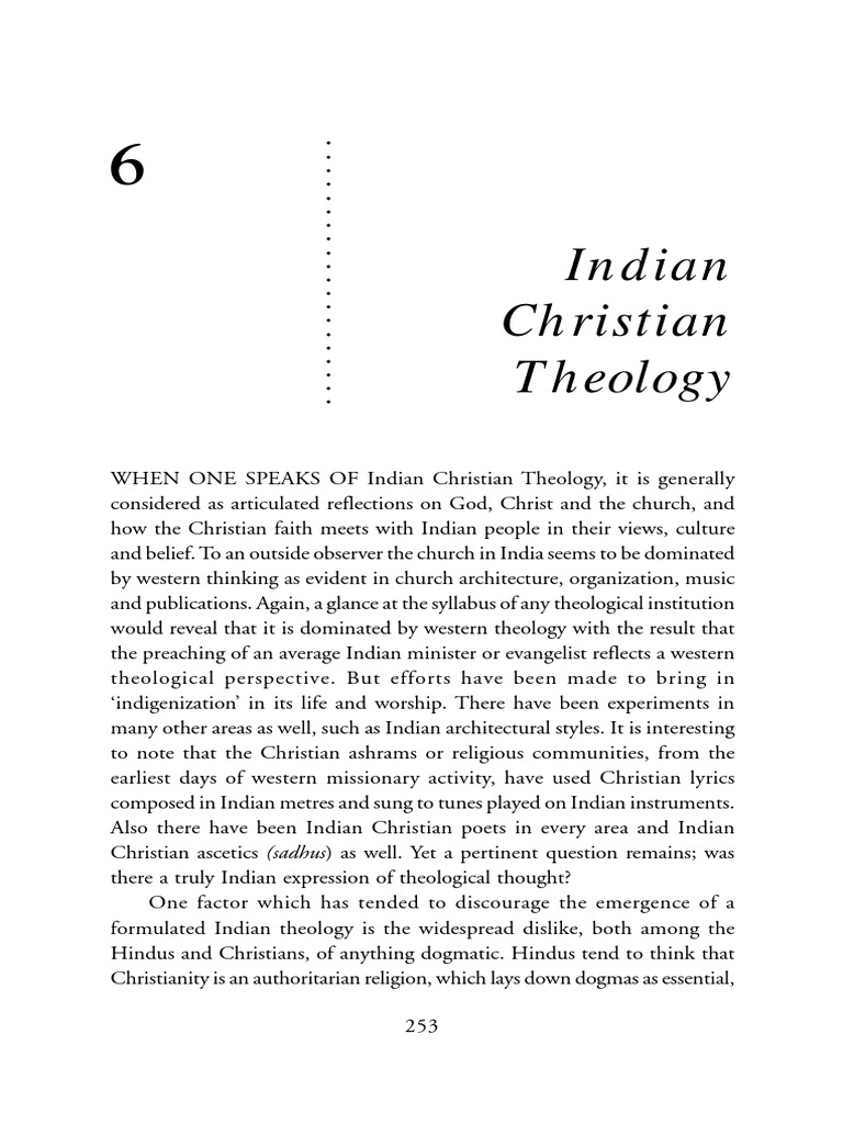 Indian Chrtistian Theology | PDF | Swami Vivekananda | Ramakrishna