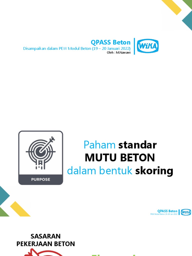 QPASS Beton - PEW Beton Muda | PDF
