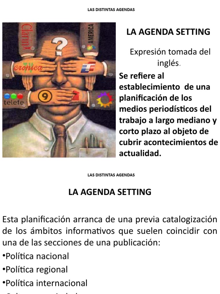 Agenda Setting | PDF