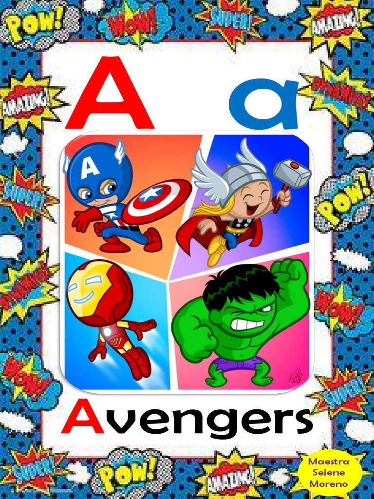 Abecedario Superheroes - PDF Versión 1 | PDF