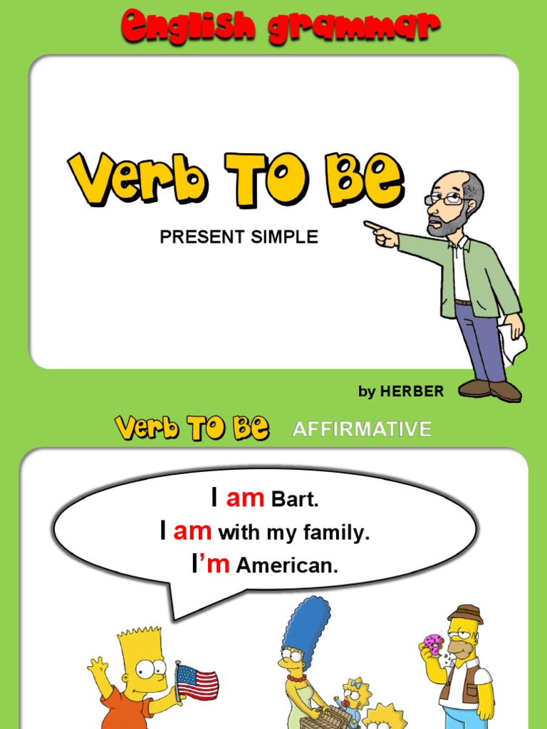 Verb To Be | PDF