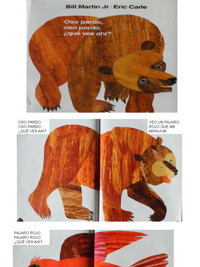 Libro Imprimible Del Oso Pardo