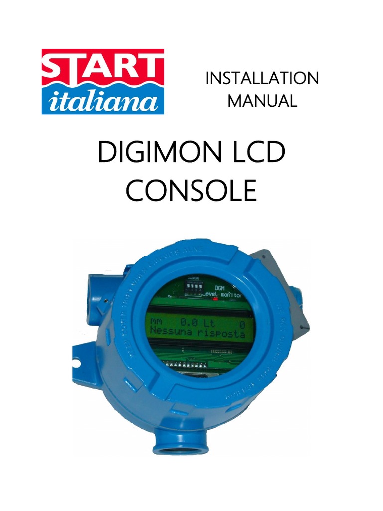 Digimon LCD Console Installation Manual | PDF | Relay | Comma Separated ...