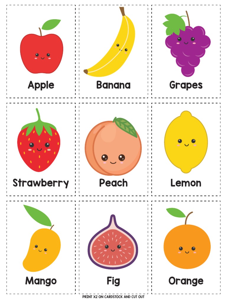 DFruit Memory Game 1 | PDF