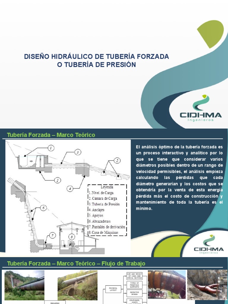 01 Tubería Forzada | PDF | Cantidades fisicas | Mecánica de fluidos