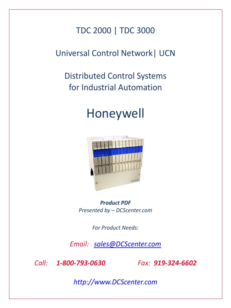 Honeywell TDC 2000 User Manual | PDF