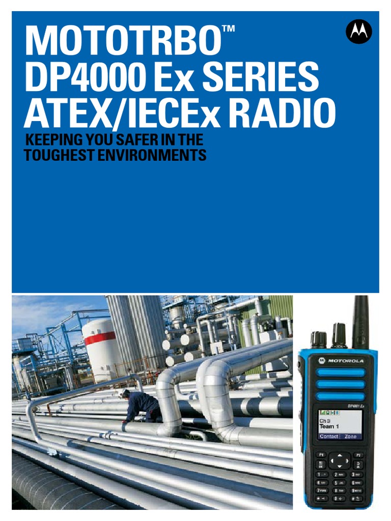 Mototrbo Dp4000ex Series Brochure | PDF | Electronics