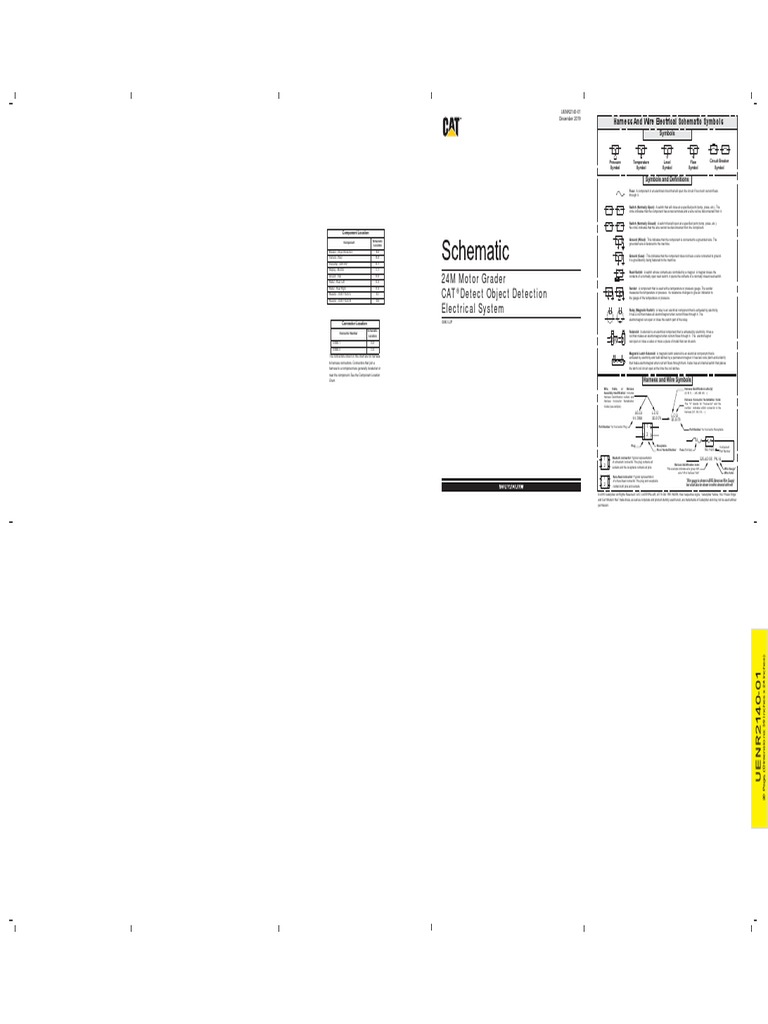 Caterpillar - Motoniveladora 24m - 02 - Plano Electrico | PDF | Switch ...