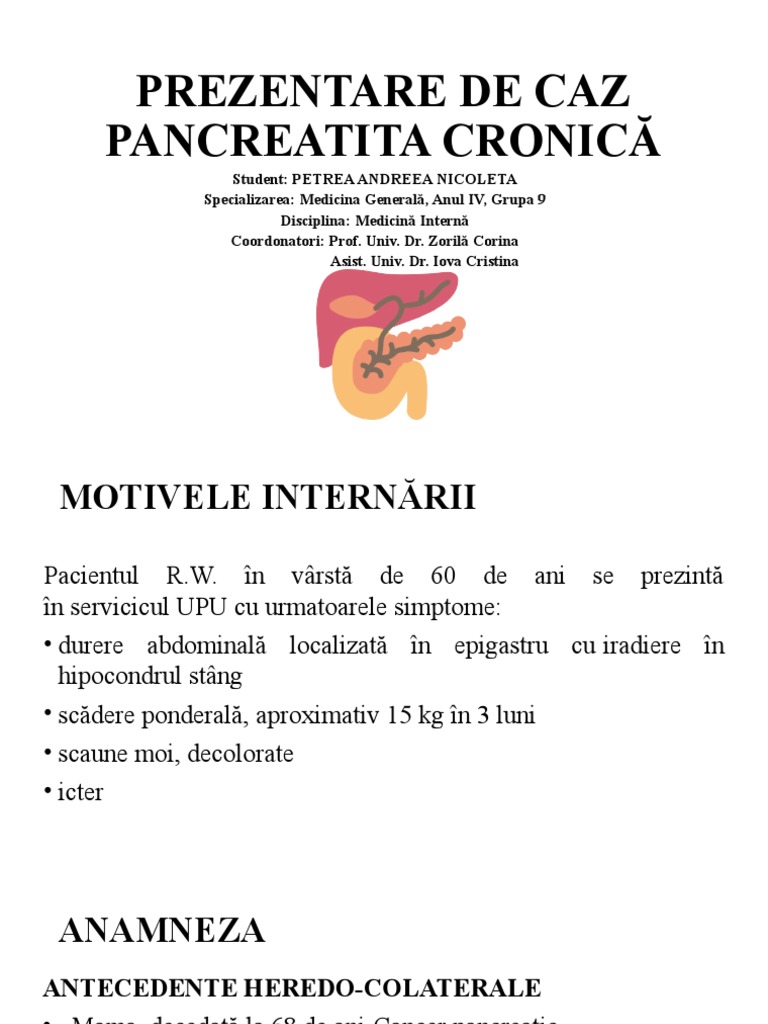 Pancreatita Cronica | PDF