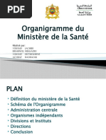 Organigramme du Ministère de la Santé | PDF | Santé publique ...