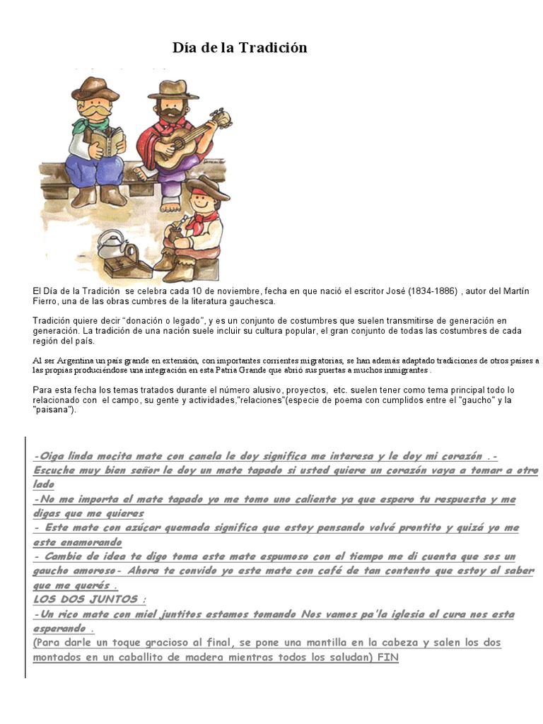 Dia de La Tradicion | PDF