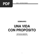 Una Vida Con Propósito | PDF