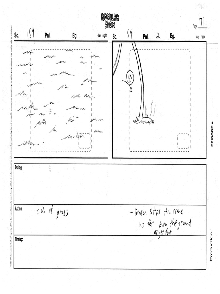 REGULAR SHOW - Think Positive - Pitch Storyboard by Sean Szeles - Part3 ...