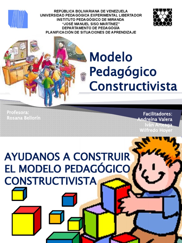 Modelo Pedagógico Constructivista | PDF | Evaluación | Constructivismo (filosofía de la educación)