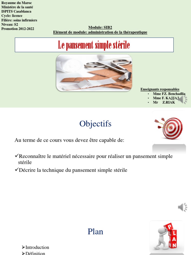 Pansement Simple | PDF | Hygiène | Plaie