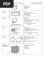 Mensuration Formula Sheet - IGCSE | PDF | Euclidean Geometry | Convex ...