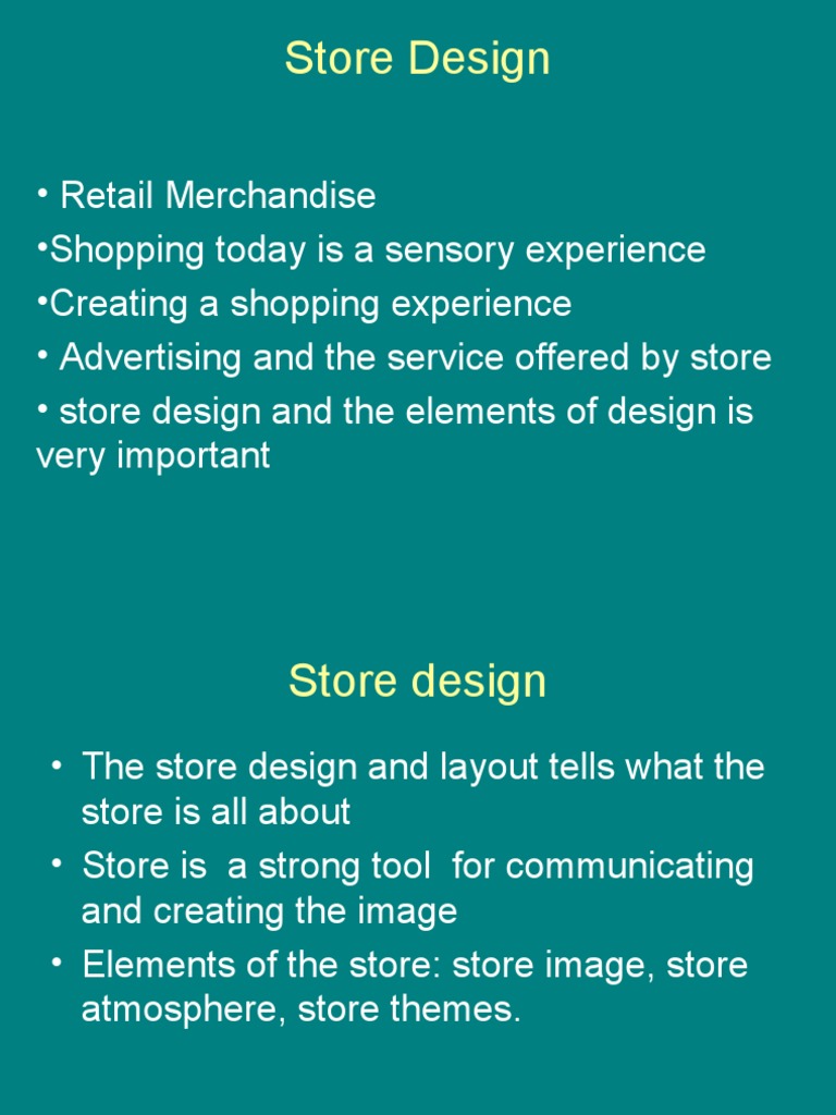 Store Design Elements and Layout Strategies | PDF | Retail | Marketing