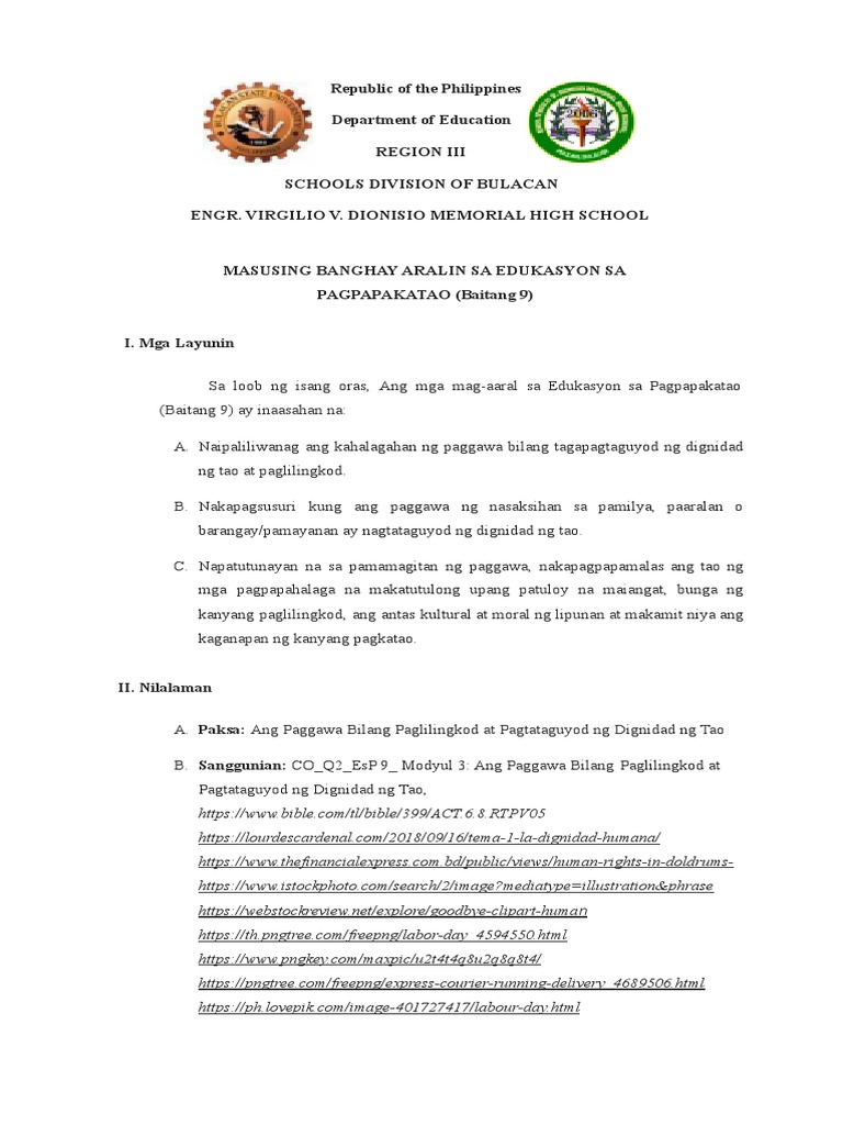 Module 3 DETAILED LESSON PLAN | PDF
