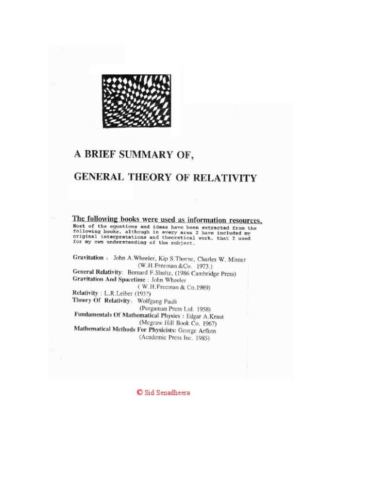 The GR Book | PDF