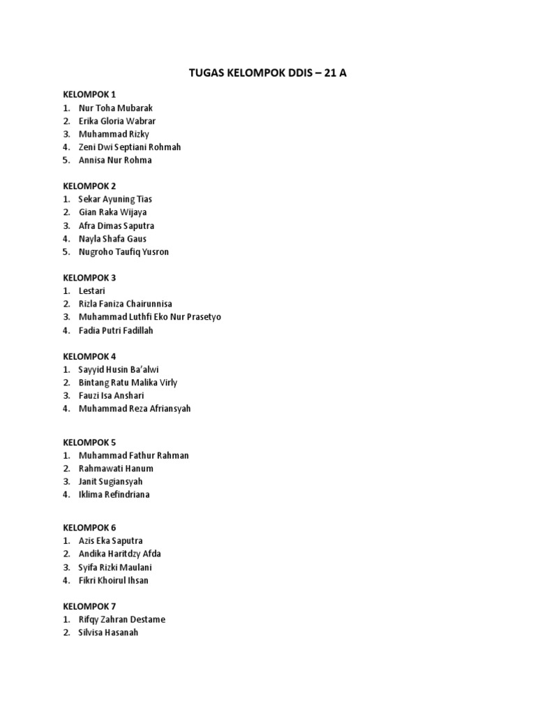 Tagihan Tugas Ddis | PDF