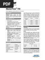 Masterflow 810 Brochure | PDF | Concrete | Industries