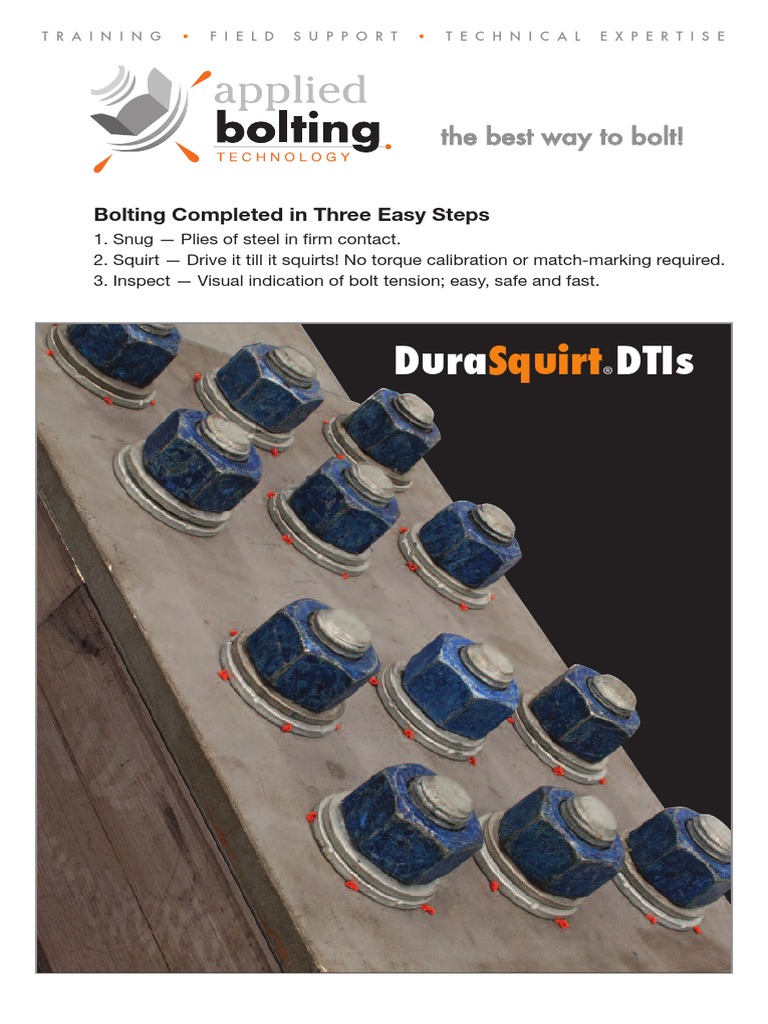 HOBSON - Dura Squirt Direct Tension Indicator | PDF | Metals ...