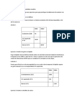 20 Ejercicios Resueltos de Asientos Contables | PDF | Cheque | Bancos
