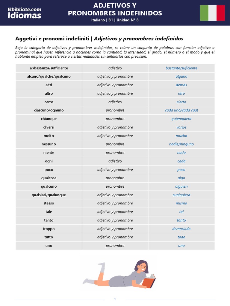adjetivos-y-pronombres-indefinidos-en-italiano-pdf-adjetivo