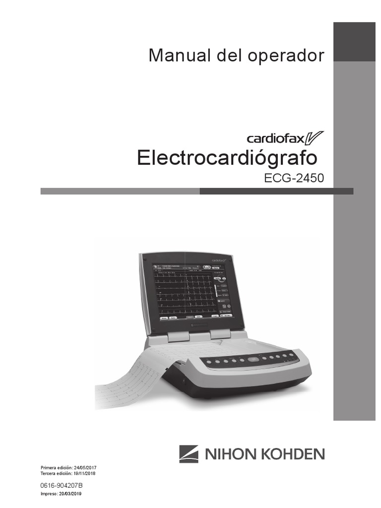ECG2450 SPF OM B 0616 904207B | PDF | Periférico | Almacenamiento de ...