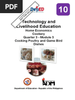 Quarter 4 - Module 2 Prepare Poultry and Game Dishes: Cookery NC Ii ...
