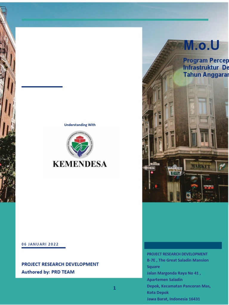 MOU Kemendesa | PDF