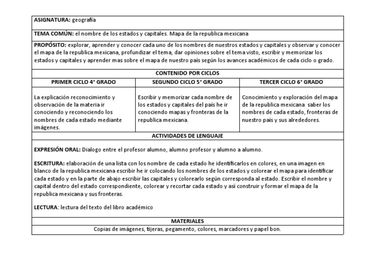 Planeacion Multigrado 4,5, y 6 | PDF
