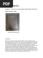 Tok Prompts Explained | PDF | Knowledge | Evidence