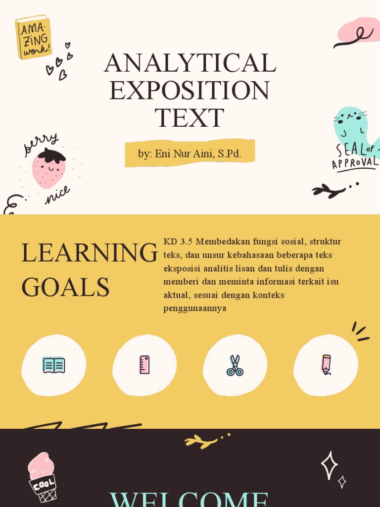 Understanding Analytical Exposition Text | PDF | Argument | Cognitive ...
