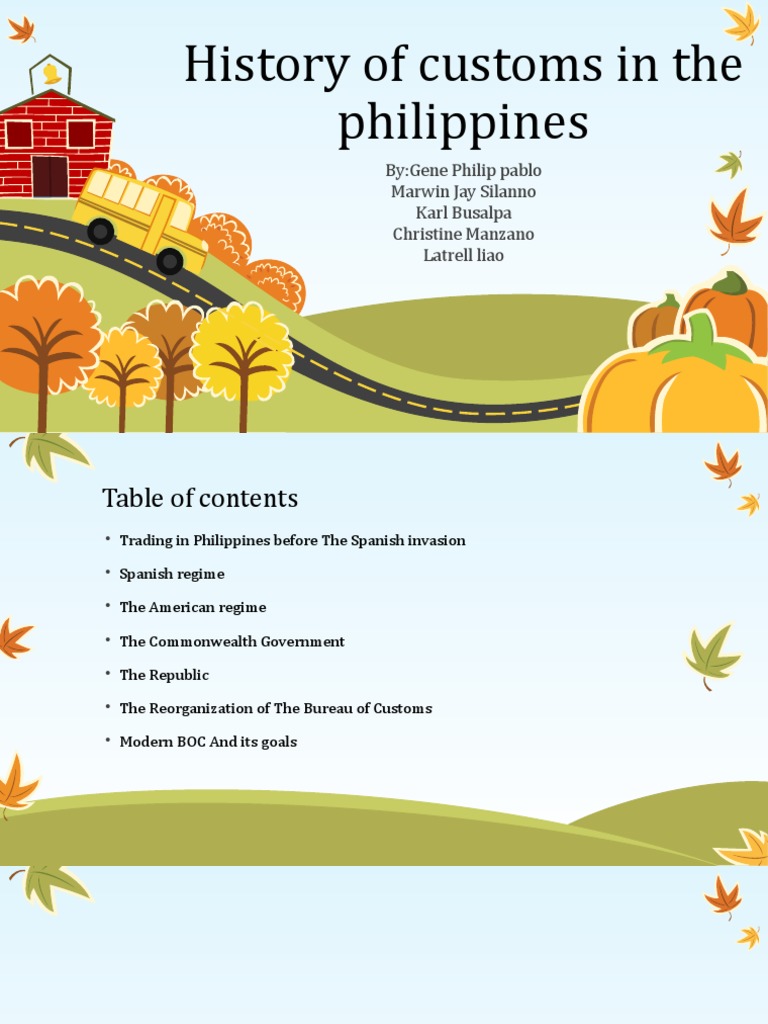 Customs History in the Philippines | PDF | Economies