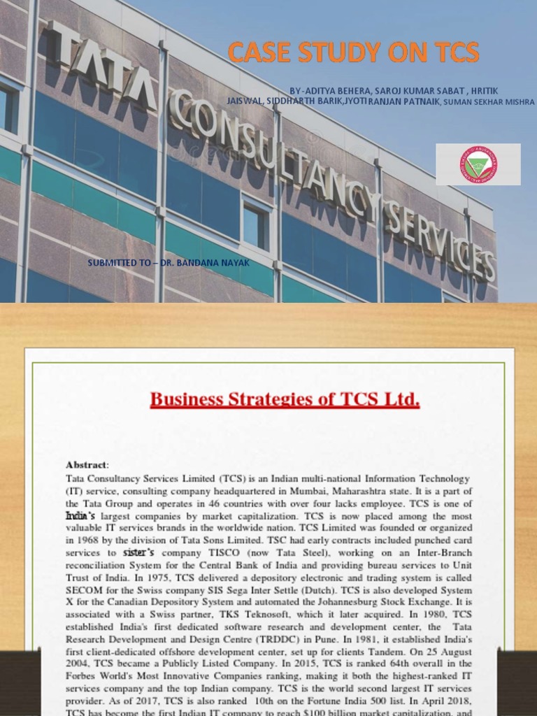 Tcs Case Study | PDF | Economies | Business
