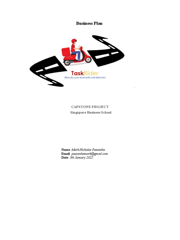 Business Plan: Capstone Project Singapore Business School | PDF | Marketing | Subscription ...