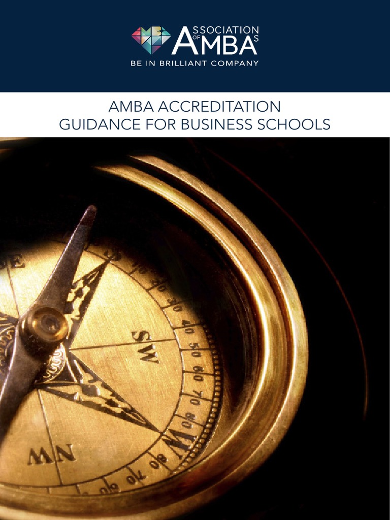 AMBA Accreditation Guide for Schools | PDF | Master Of Business ...