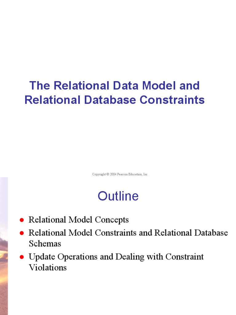 Relational Data Model | PDF | Relational Database | Relational Model